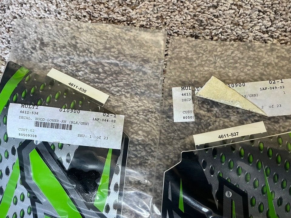 Arctic Cat Nos Oem Mountain Cat Hood Decals 4611-536 4611-537 | eBay