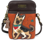Charming Chala German Shepherd Dog Cell Phone Purse Mini Crossbody Bag ...