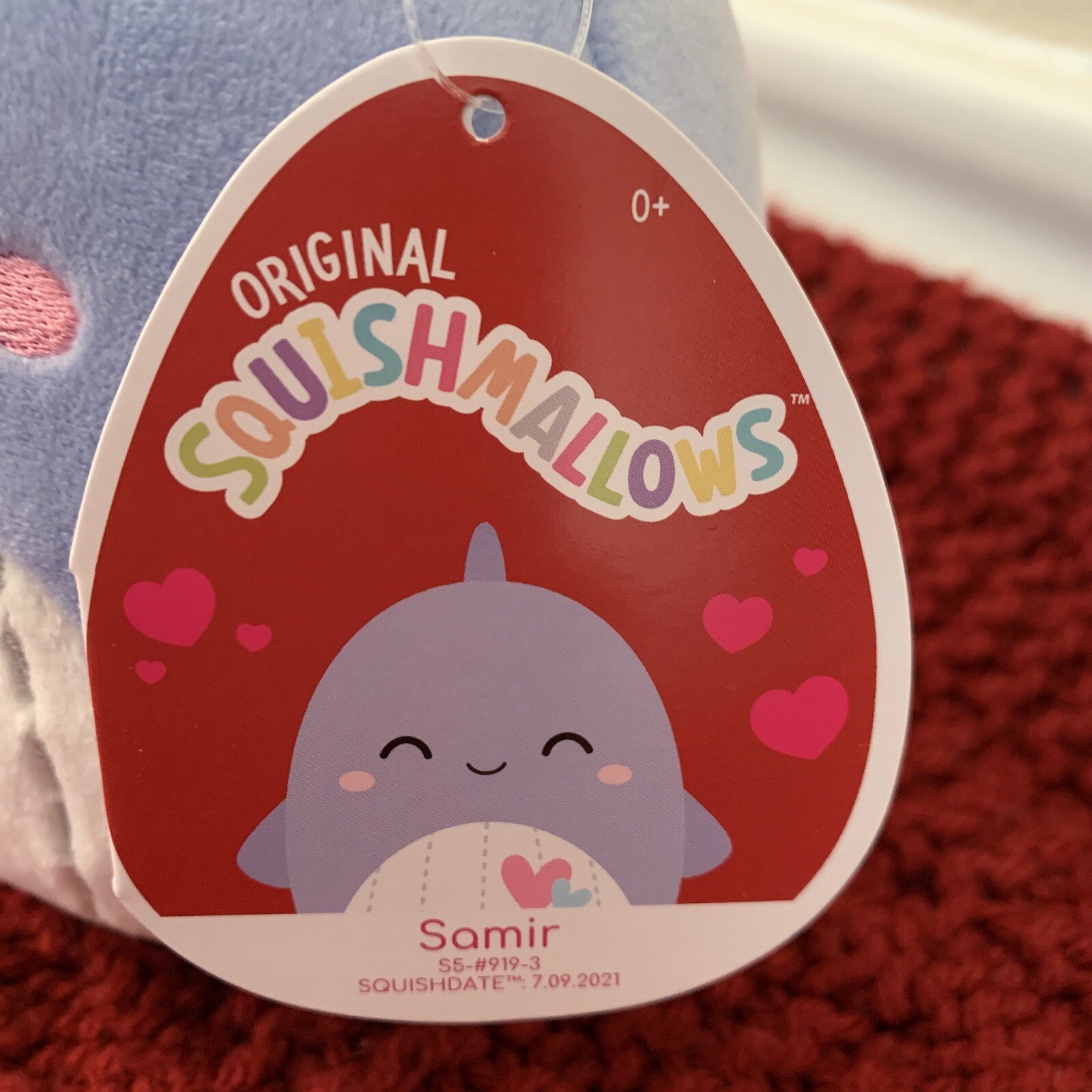 Squishmallow Samir the Whale Valentine 5” NWT 2022 Free Shipping | eBay UK