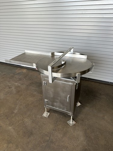 TPS 36" Stainless Rotary Feed, Pack Off, Accumulator Table ...