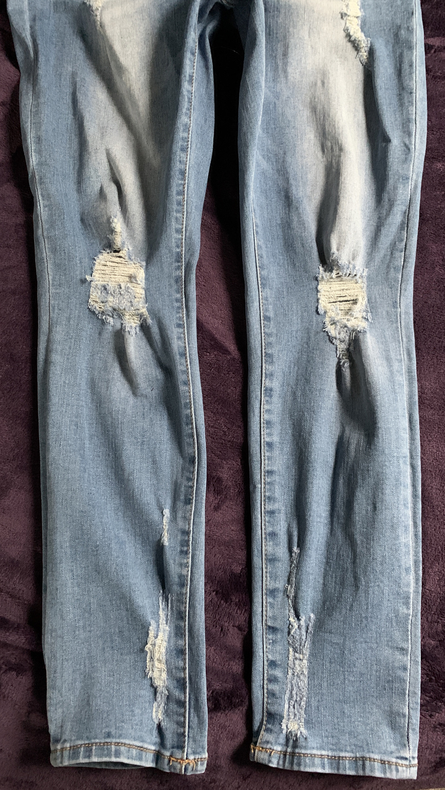 Mandee Denim, Ibiza High Rise Push Up Jeans, w/Rips, … - Gem