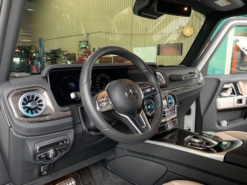 for Mercedes W463A W464 G-Class 2018+ G Wagon Carbon Fiber Interior ...
