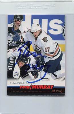 1999/00 Pacific #161 Rem Murray Oilers Signed Auto *G7159 | eBay