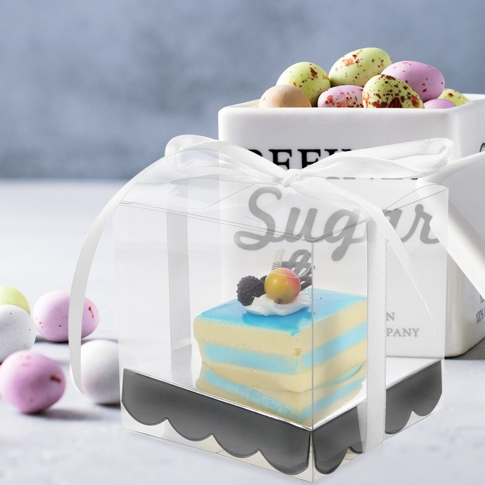 12pcs Clear Favor Boxes Clear Gift Box Party Favor Boxes Transparent ...
