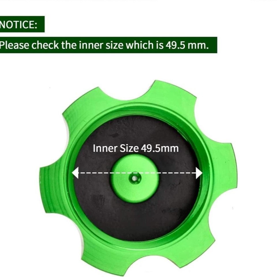 Fuel Tank Cover Cap, CNC Aluminum Alloy Hexagonal Dirt Bikes Gas Cap ...