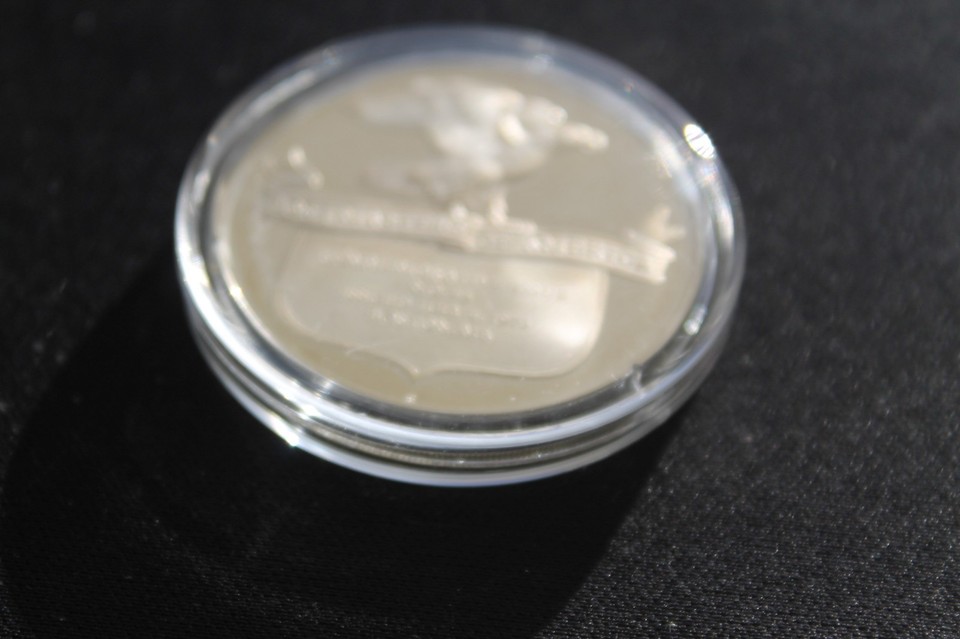 Postmaster of America Commemorative Issue #45 Franklin Mint Sterling ...