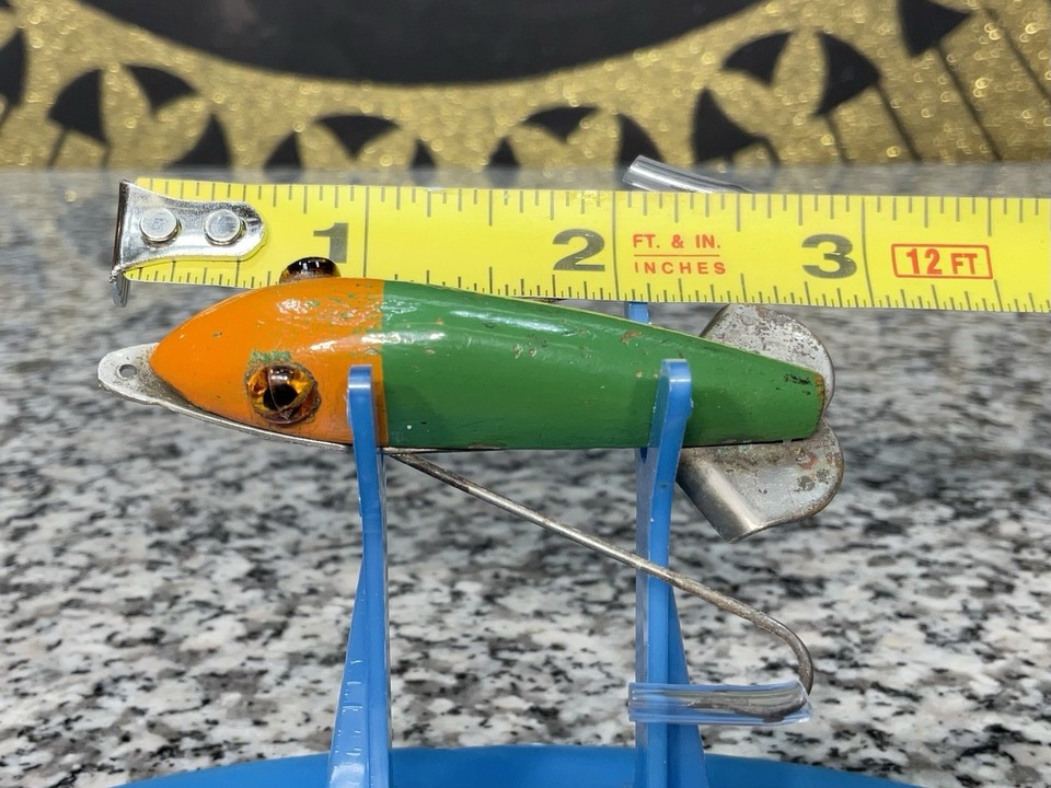 Vintage 1930s Evans & Sons Weed Queen Spring Hook Fishing Lure | eBay
