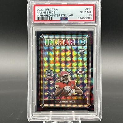 2023 Panini Spectra Infrared Interstellar Rashee Rice #I-RR /50 PSA 10 ...