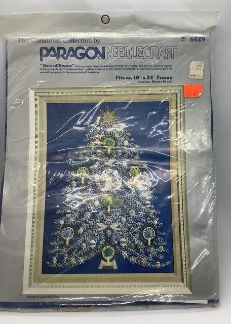 Paragon Needlecraft Christmas Tree of Peace Embroidery Kit 6429 for ...