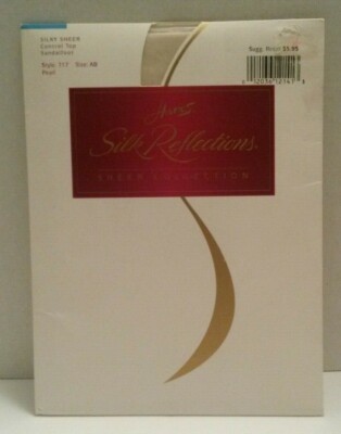 Hanes Silk Reflections Size AB Silky Sheer ControlTop Pantyhose ...