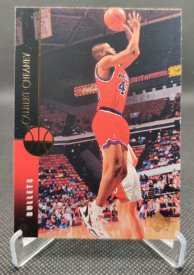 1994-95 Upper Deck #40 Calbert Cheaney Washington Bullets basketball ...