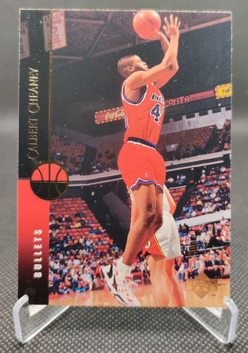 1994-95 Upper Deck #40 Calbert Cheaney Washington Bullets basketball ...