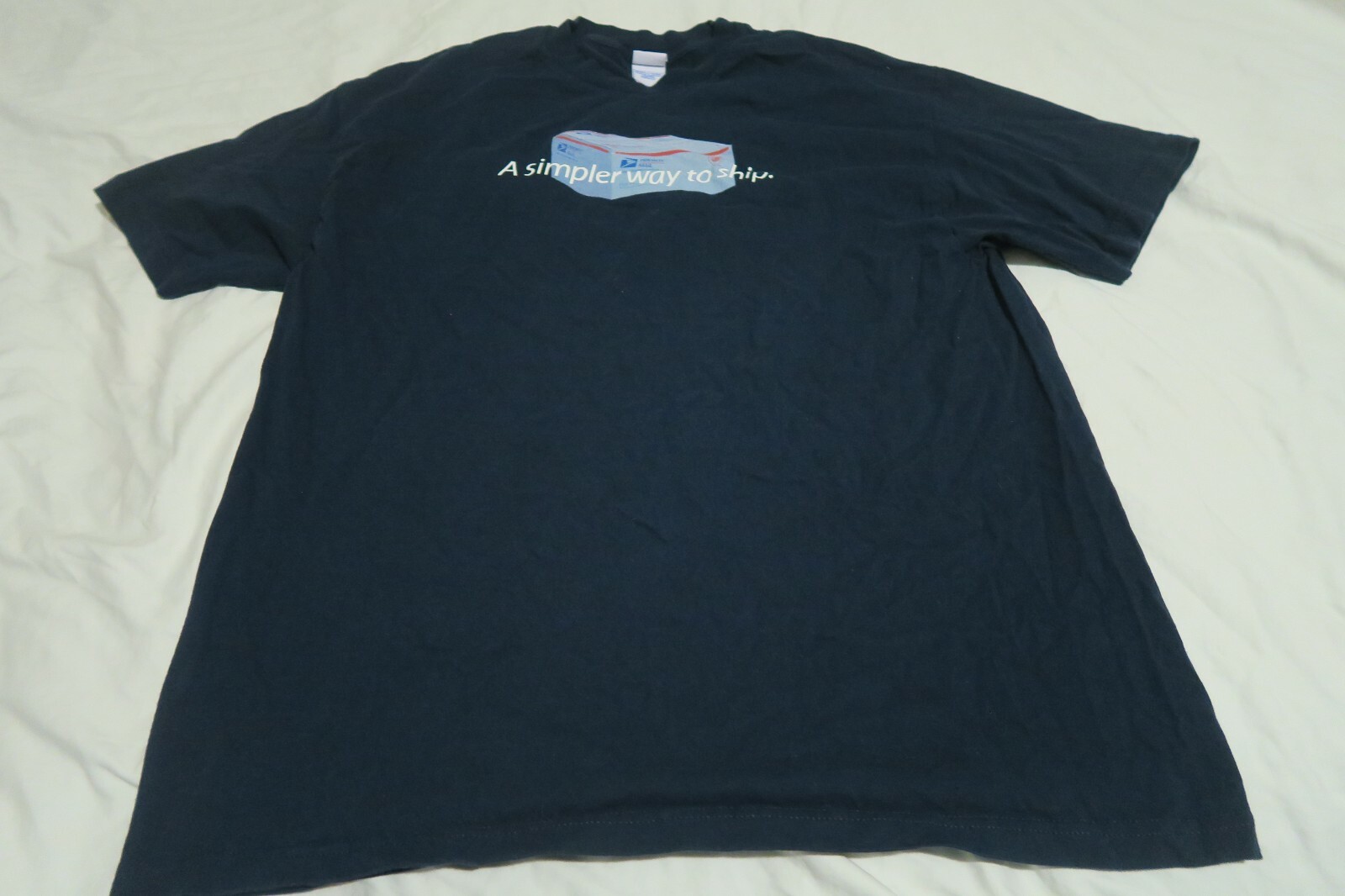 VTG 90s USPS A Simpler Way To Ship Flat Rate Boxes T-… - Gem