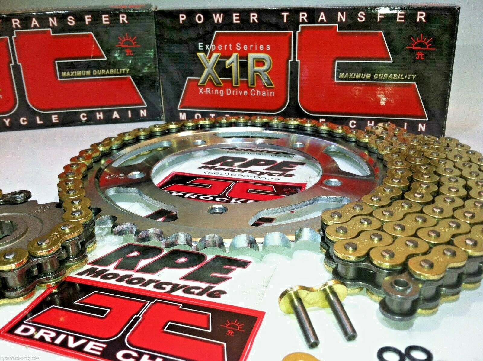 2013-2018 HONDA CB500 X/XA JT GOLD X1R 520 X-RING CHAIN AND SPROCKETS ...
