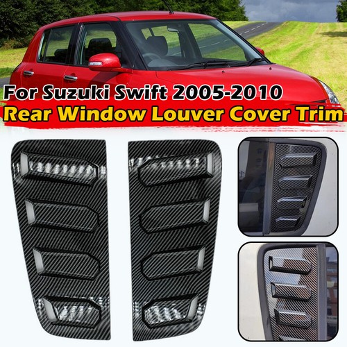 For Suzuki Swift 2005-2010 Rear Side Vent Window Scoop Louver Shutter ...