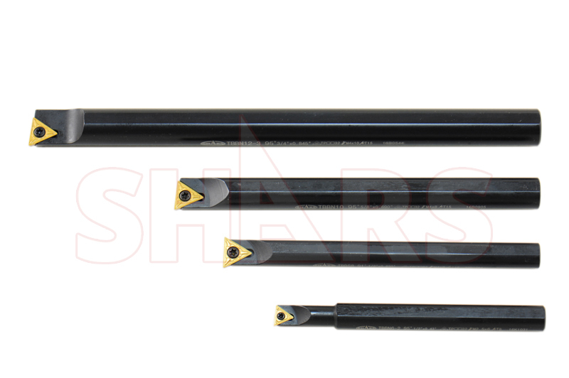 4Pcs 1/2 5/8 3/4” TBBN/S Indexable Boring Bar Set + TPGB Inserts New L ...