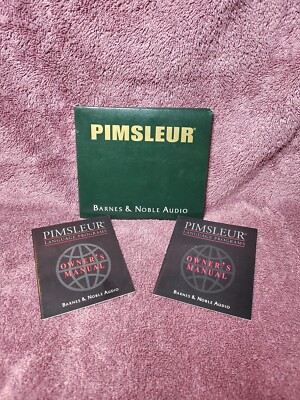 Pimsleur Mandarin Chinese Language 6 AUDIO CDs Conversational Chinese ...