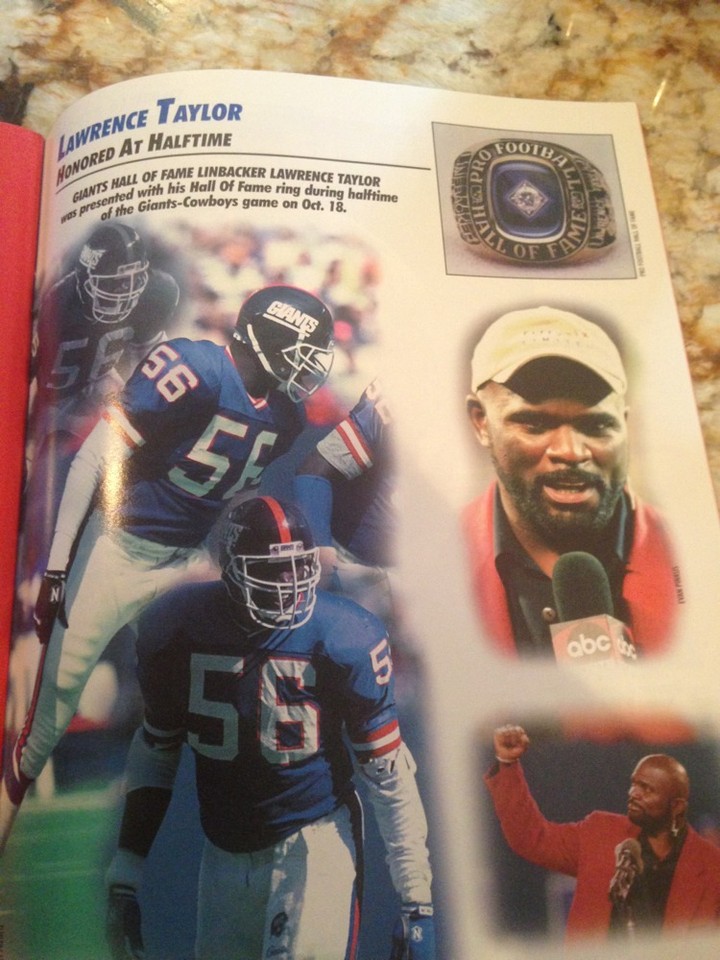 Vintage New York Giants Football 1999 Touchdown Magazine 75 Years | eBay