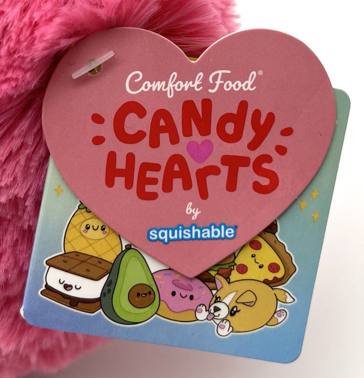 NWT Squishable Comfort Food Candy Hearts “Yeet” Pink Plush Toy | eBay