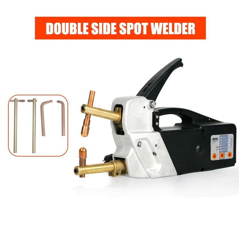 110V Portable Spot Welder Machine Hand Welder Double-sided Spot Welder ...