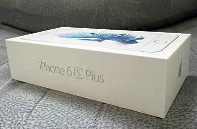 iPhone 6S PLUS *BOX ONLY* 32GB SILVER w/ Manuals cell phone APPLE ...