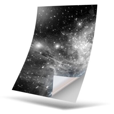 1 x Vinyl Sticker A4 - BW - Space Nebula Galaxy NASA #43593 | eBay