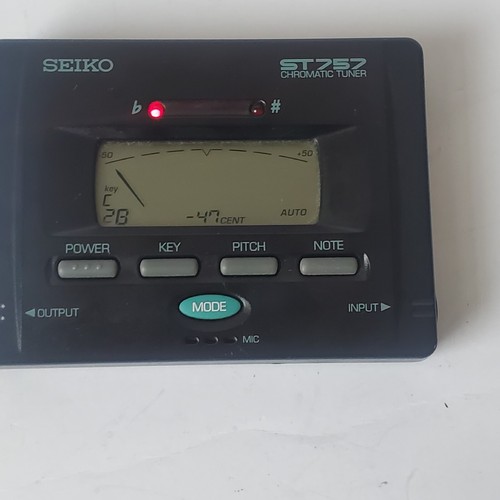 Seiko ST757 Chromatic Music Tuner - Digital LCD Screen - WORKING | eBay