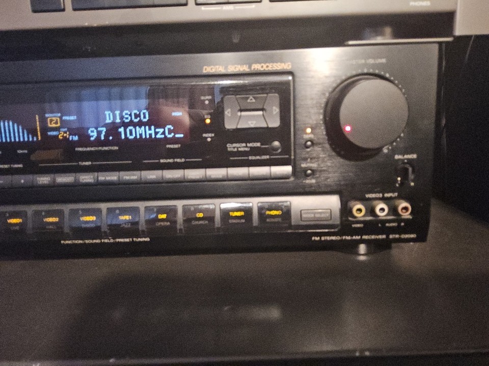 Sony STR-D2090 FM/AM Stereo Receiver with Dolby Digital Bundle, Remote ...