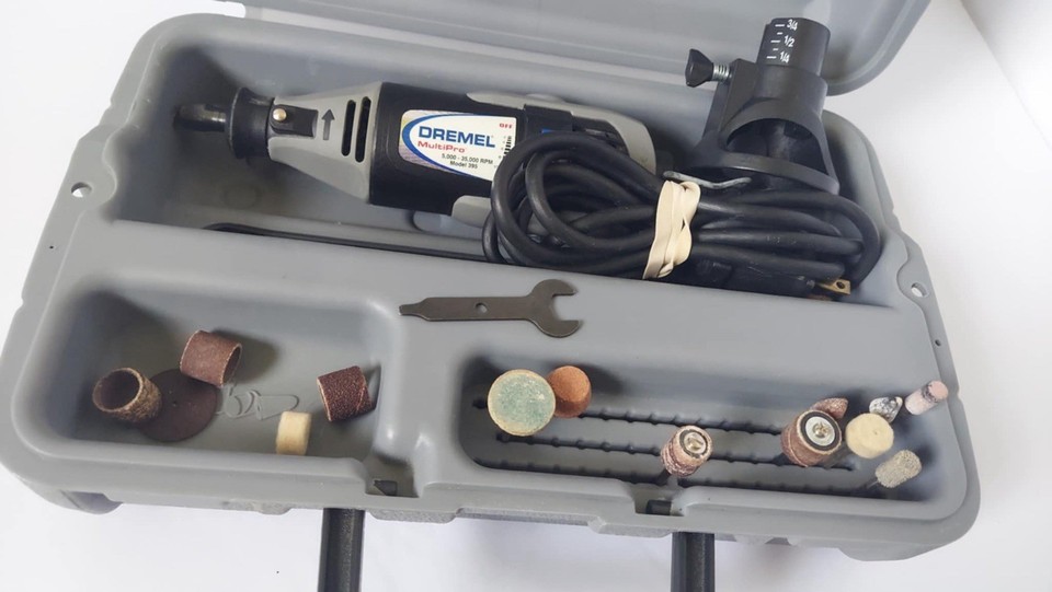 DREMEL Multipro 395 Rotary Tool W/ Many Accessories In Case Tested ...