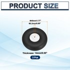 RC Airplane Wheels 1.8" OD PU Rubber RC Model Plane Aircraft, Pack of 3 ...