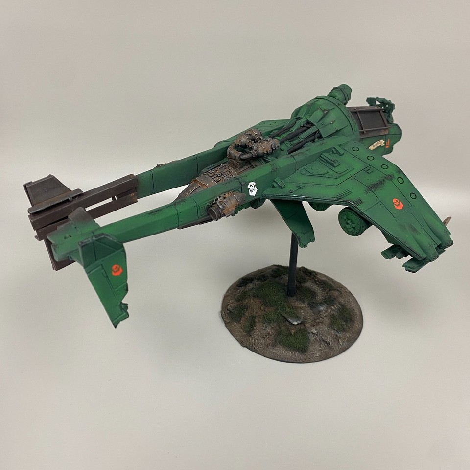 ORK CONVERTED LOOTED IMPERIAL VULTURE FLYER WARHAMMER FIGHTER 40K FORGE ...