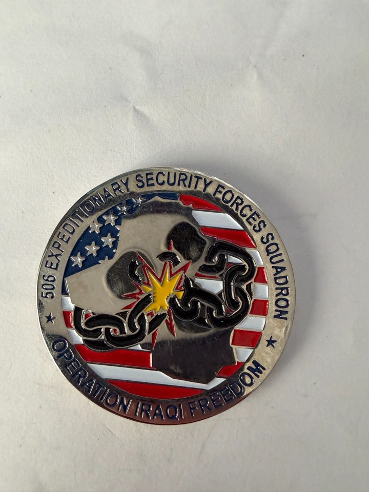 506th Expeditionary Security Forces OIF Challenge Coin | eBay