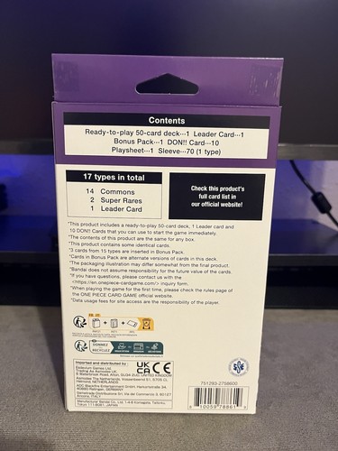 One Piece TCG ST21 Starter Deck EX Gear5- No Bonus Pack | eBay