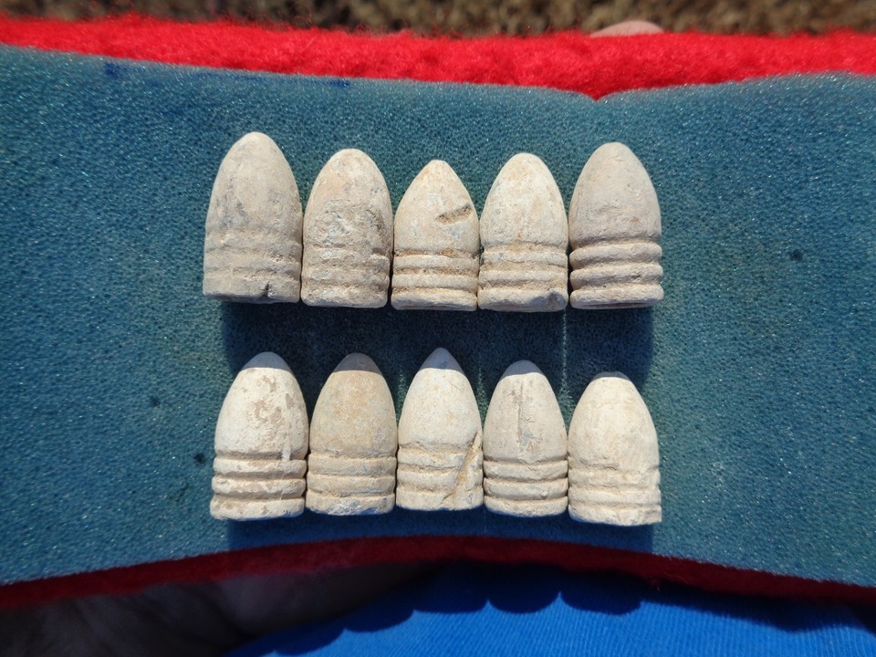 10 Three Ring Confederate & Union Civil War Bullets | eBay