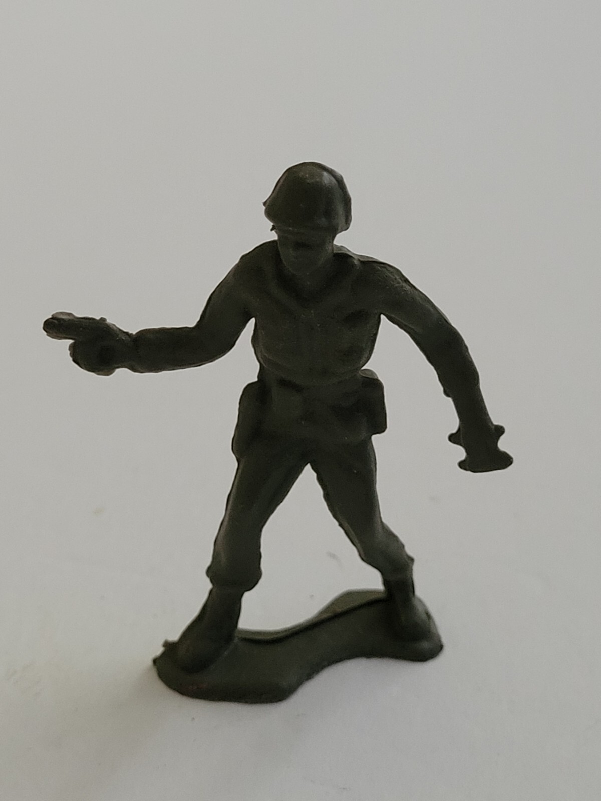Rare Vintage TIM-MEE Toy Soldier With Pistol 3" Plastic Pocket Action ...