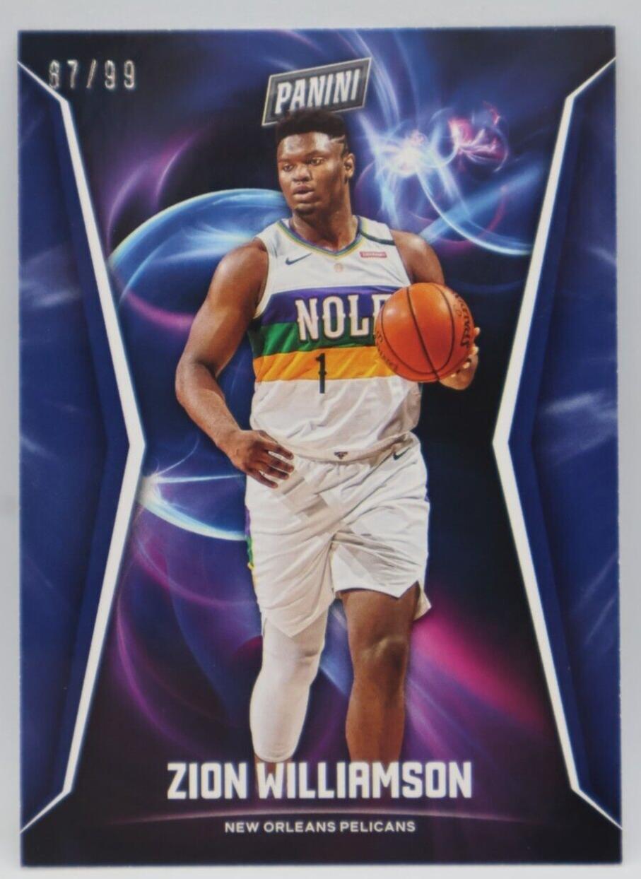 2020-21 Panini Player of the Day - Zion Williamson #51 Tango /99 for ...
