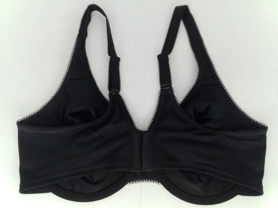 Wacoal Women's Full Figure Basic Beauty Underwire Bra, Black, Size 38D ...