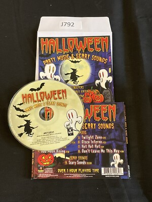 Halloween Party Music Scary Sounds - Audio CD By NO CASE#J792 | eBay
