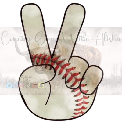 Sublimation Print Peace Sign Baseball Ready to Press Heat Transfer | eBay
