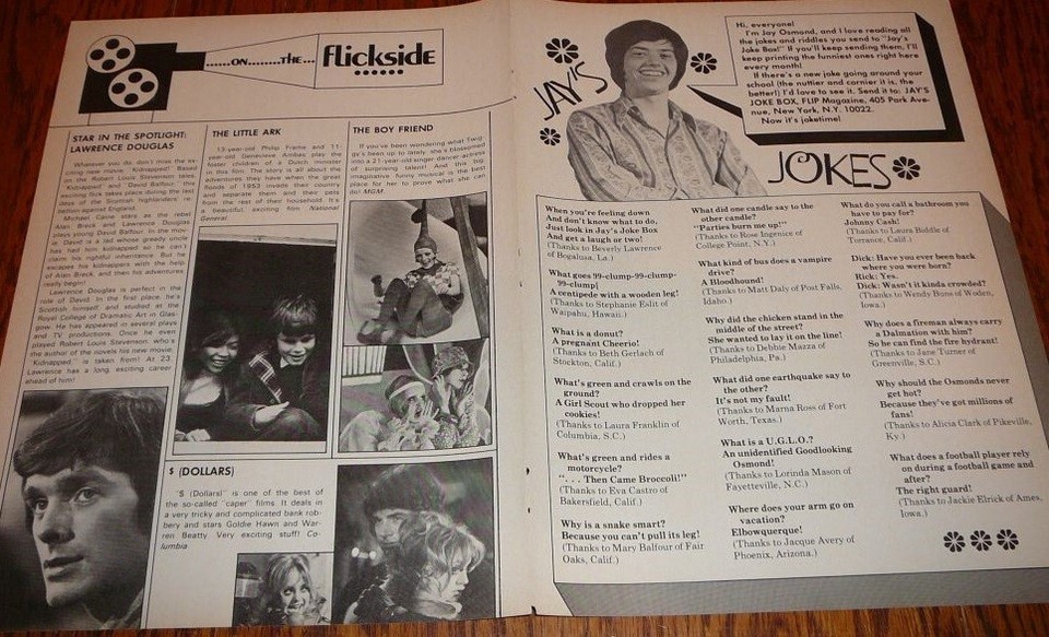 David Cassidy poster Lawrence Douglas Philip Frame Genevieve Ambas ...