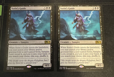 Sorin's Guide X2 M20 Core Set Magic the Gathering MTG | eBay