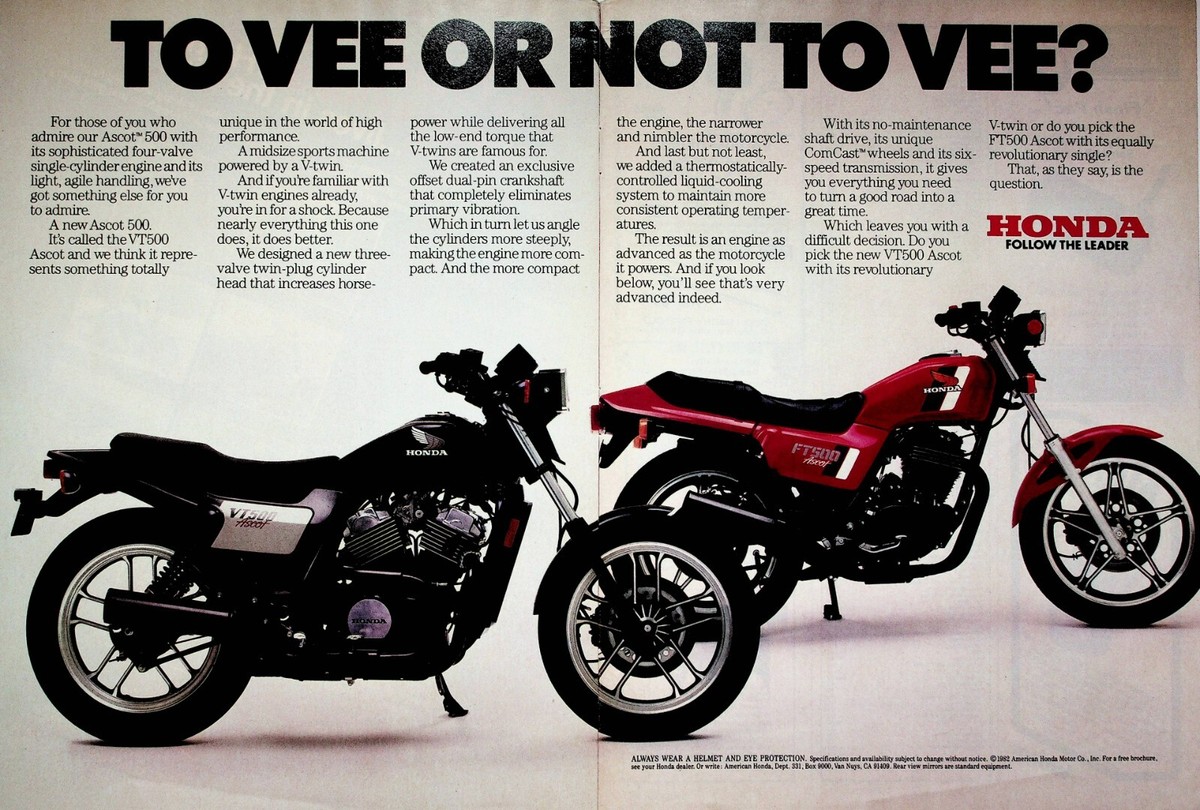 Honda Vt 500 Motorcycle