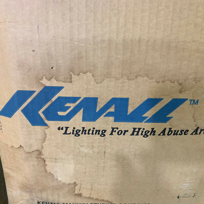 Kenall 3808 NIB Incandescent 12X12 Vandal Canopy Fixture White Lens See ...