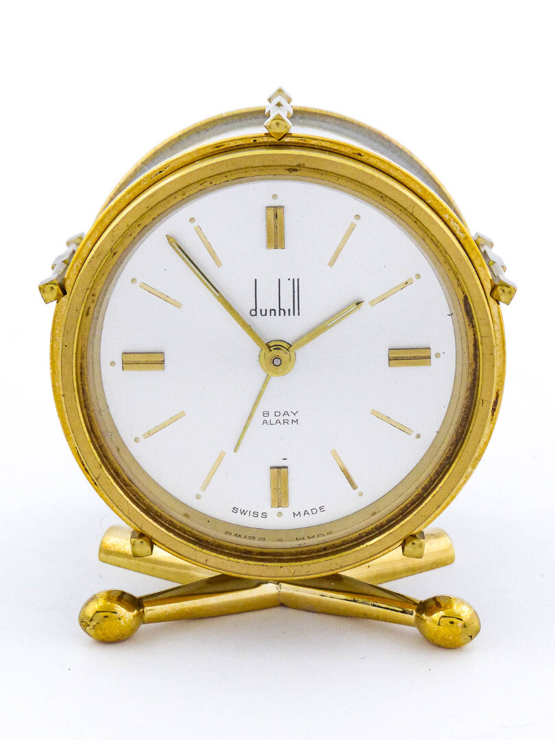 Dunhill desk clock drum with alarm funktion | eBay