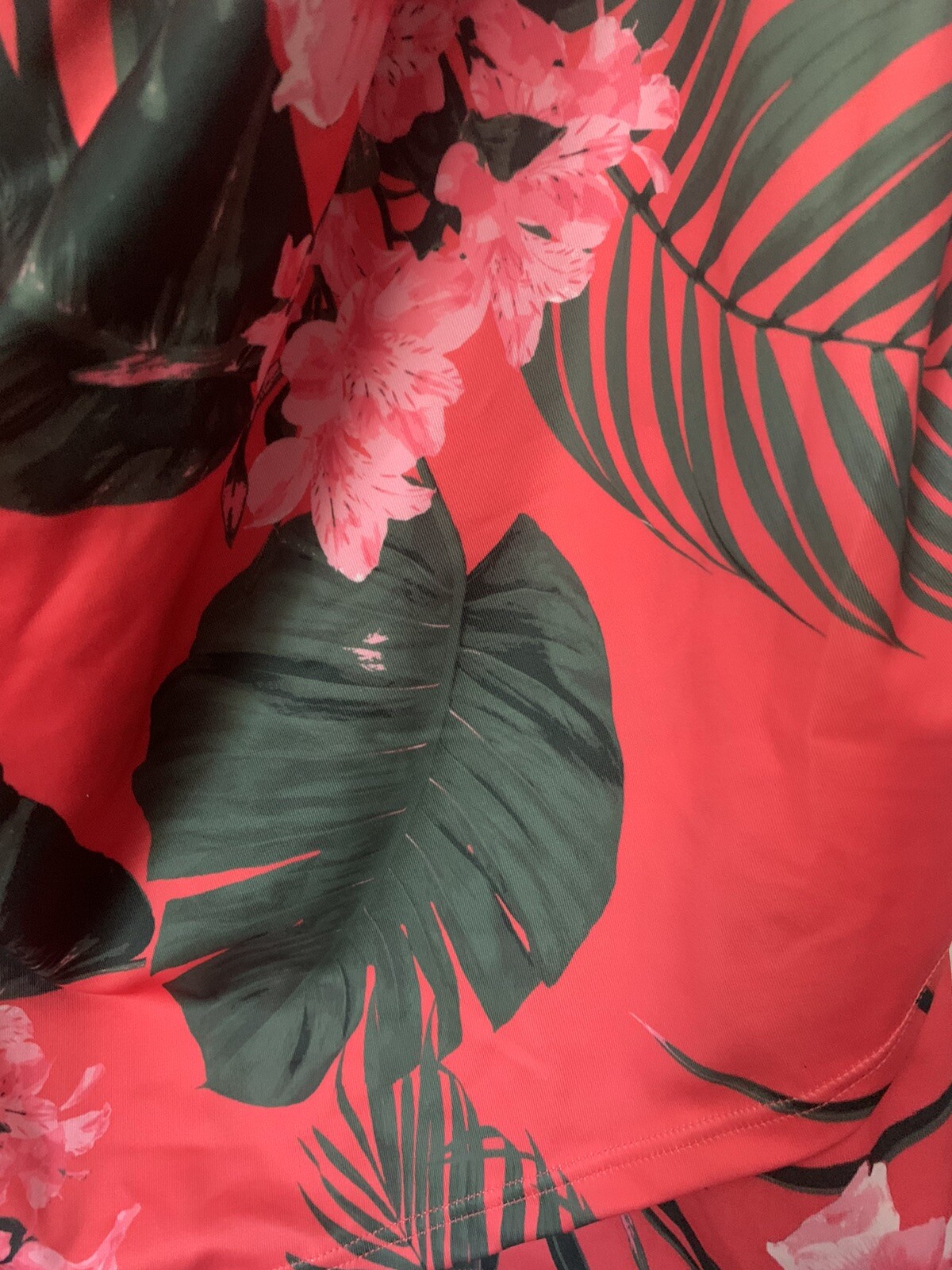 Cacique Plus Size 36 Swim Skirt With Attached Panty Red Tropical | eBay