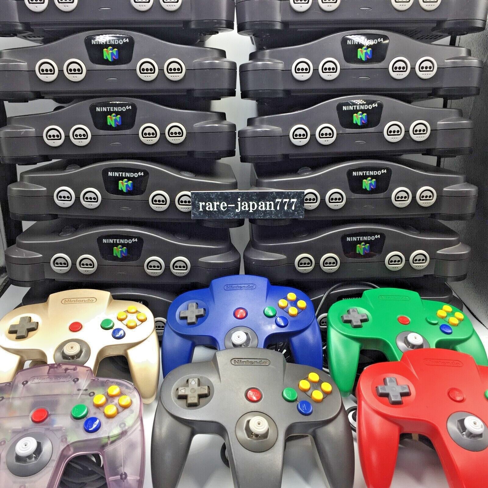Nintendo 64 N64 Black console Choice OEM controllers Used REGION FREE ...