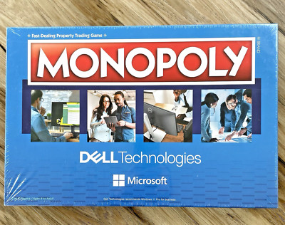 Monopoly Board Game Dell Technologies Microsoft Computers Hasbro NEW ...