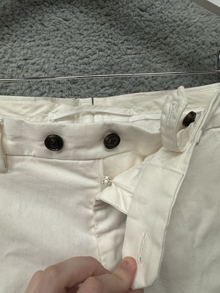 Suits Supply White Jeans Men's Size 48 POG | eBay