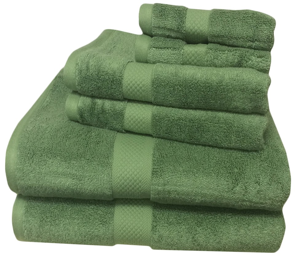 Luxury Bamboo Towels 6 Piece Super Soft Bamboo Cotton Blend | eBay