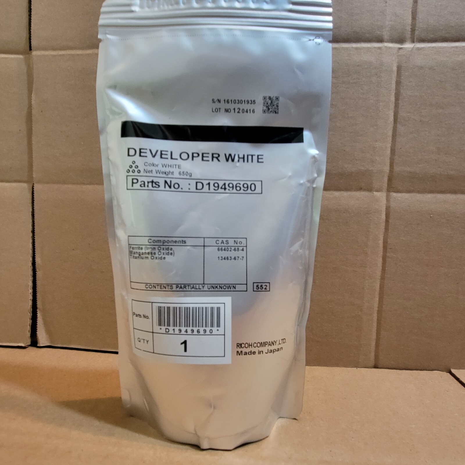 D1949690-+Genuine+Ricoh+C7100+White+Developer+OEM for sale online | eBay